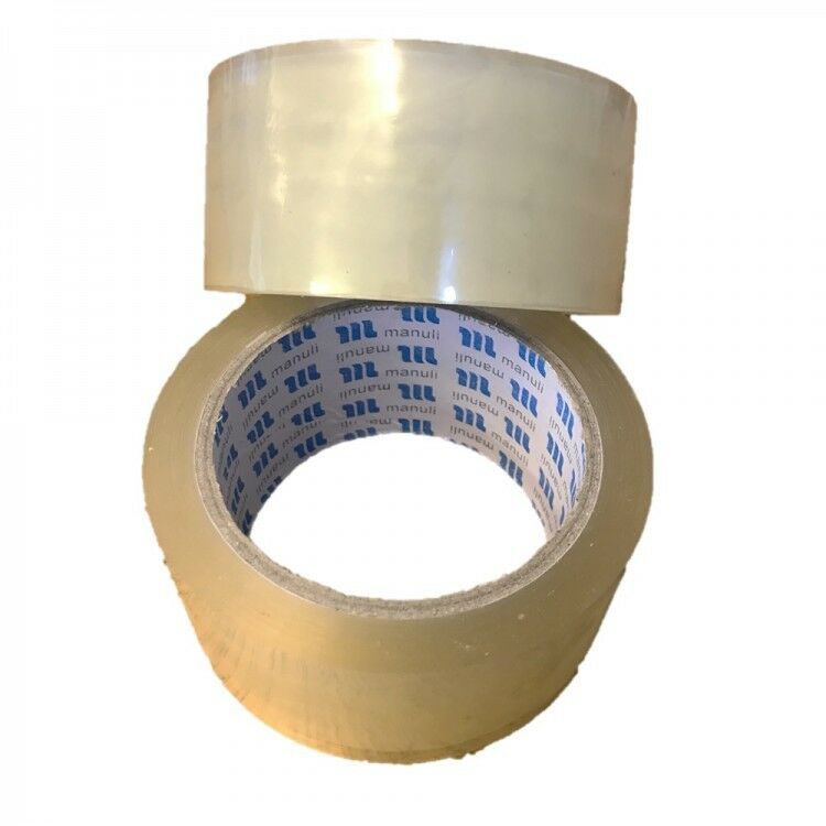 MANULI 48mm WIDE ECONOMY CLEAR PACKING TAPE 48mm x 66m - iDEALS UK ...